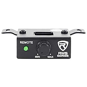 Rockville Rws12ca Slim 1200 Watt 12" Amplified Powered Car Subwoofer Enclosure ,Black