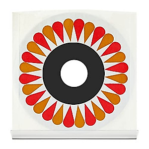 Okuna Outpost 6 Pack Clear Acrylic Shelf for Vinyl Record Display, Display Wall Shelves for Storage, Indoor Home Decor, 7 in.