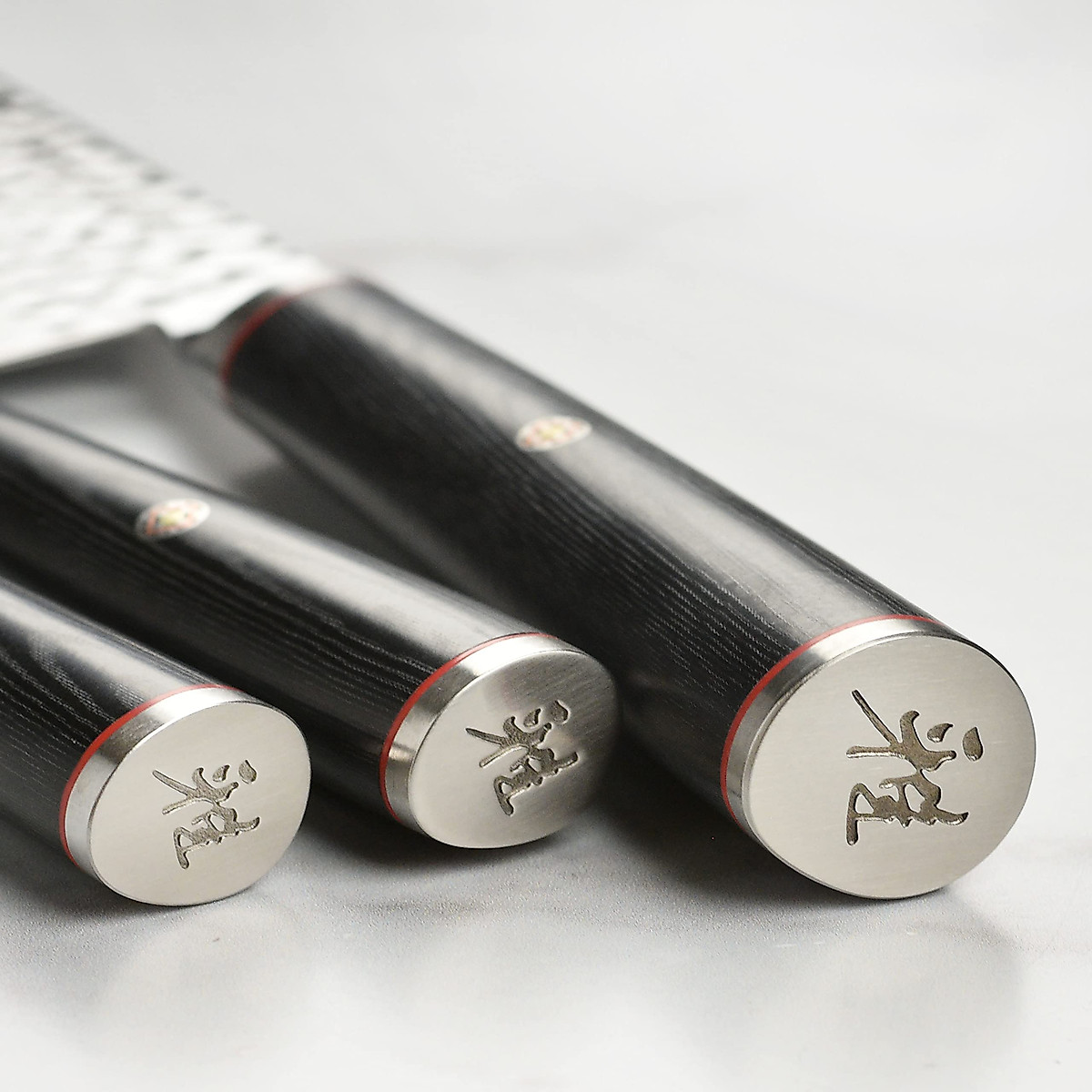 MIYABI Mizu SG2 Knife & Sharpener Set, 4 Piece