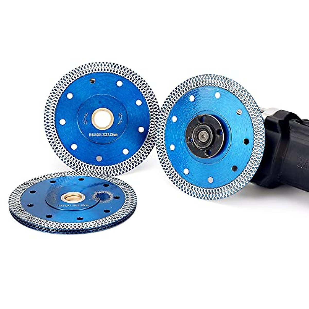 Supper Thin Diamond Tile Blade Porcelain Saw Blade for Cutting Porcelain Tile Granite Marbles (4.5"-5pcs/box)