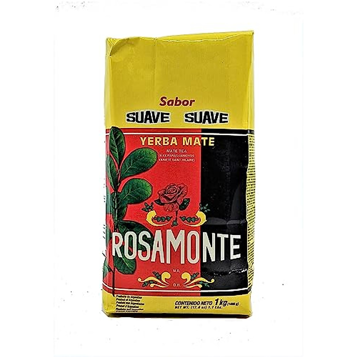 Yerba Mate Rosamonte Suave - 1 Bags of 2.2 Lbs