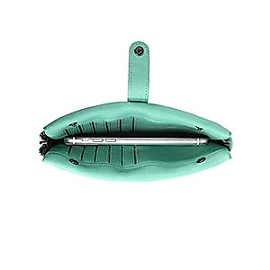 OLD TREND Leather Clutch Savanna Wallet (Aqua)