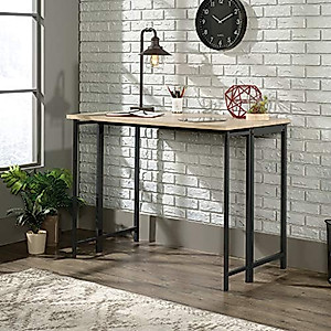 Sauder North Avenue Table with Drop Leaf, L: 47.50" x W: 28.38" x H: 36.13", Charter Oak Finish