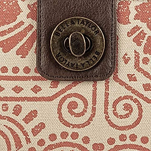 Bella Taylor | Wristlet Wallet for Women | Cash Envelope Wallet | Easy Budget System | Canvas | Amber