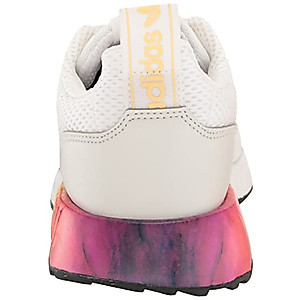 adidas Originals Women's Multix Sneaker, White/Orange Tint/Grey One, 6.5