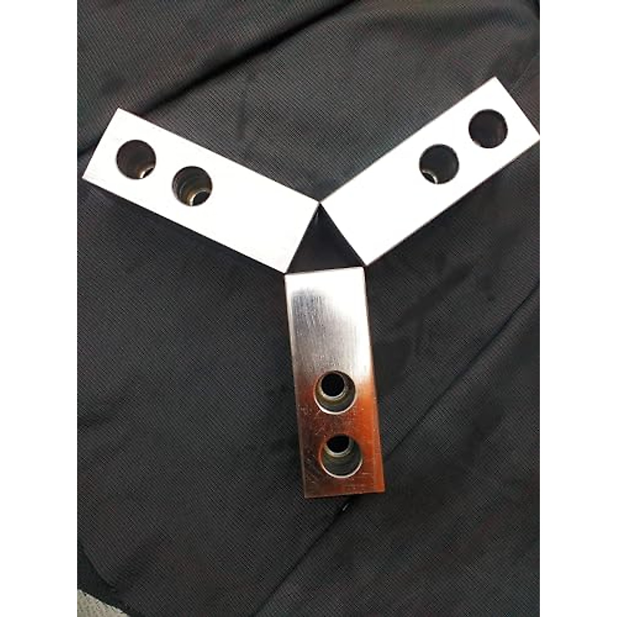 USST KT-10200P Steel Soft Chuck Jaws for 10" CNC Lathe Chucks, 2" Tall (Set of 3 Pieces)