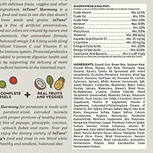 Intune Higgins Harmony Parakeet Food 2Lb, Multicolor (038220)