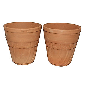 Baked Clay Khullad Cups Tandoori Chai Tea Cup Set of 6 (100ml)