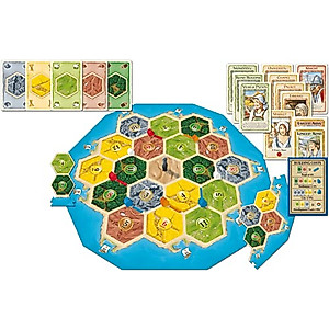 CATAN Family Edition Board Game - Embark on a Quest for Settlement! Strategy Game for Kids & Adults, Ages 10+, 3-4 Players, 60 Minute Playtime, Made by CATAN Studio