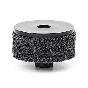 Yibuy Black Drum Set Replacement Parts 15mm Thick Felt Washers & Plastic Long Flanged Cymbal Sleeves Pack of 10