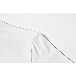 Kindcall Women’s Slim Fitted White Mock Turtleneck Tops Long Sleeve Lightweight Base Layer Shirts Medium