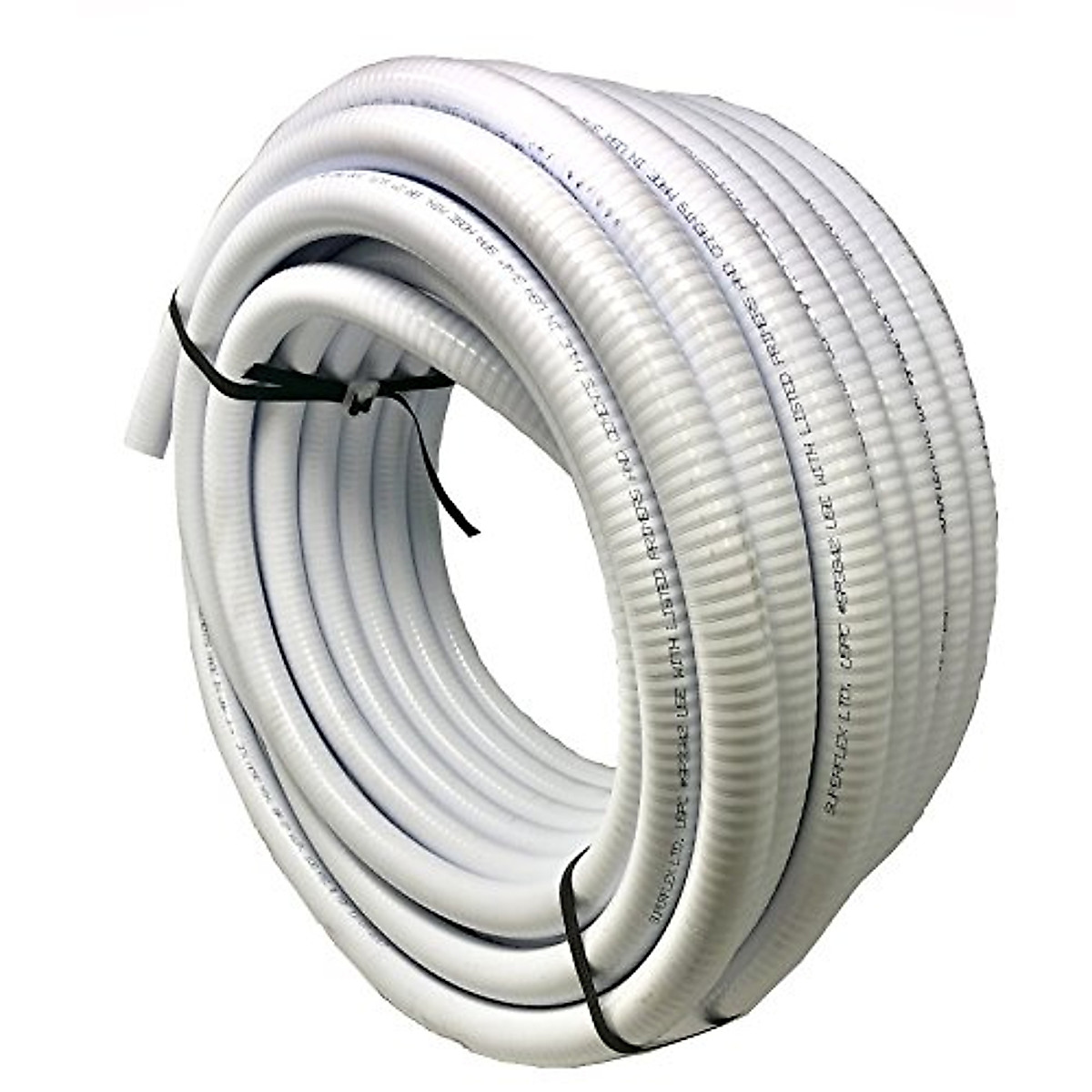 Sealproof 2" Dia Flexible PVC Pipe, Pool and Spa Hose Tubing, Made In USA, Schedule 40 2-Inch, 50 FT, White