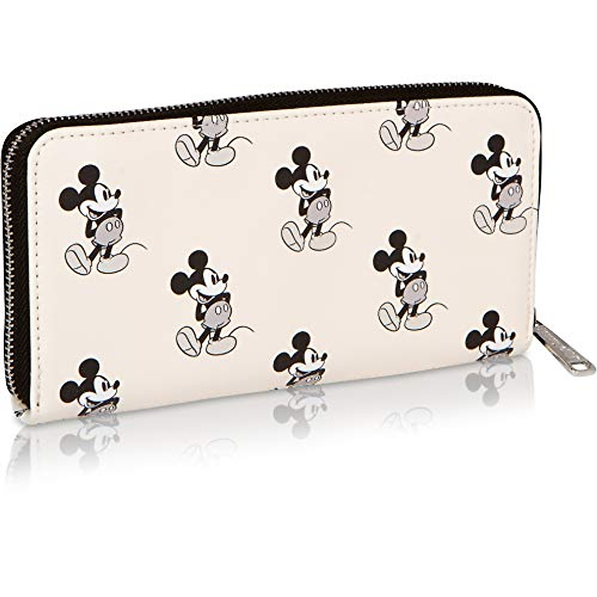 Loungefly Disney Mickey Mouse Faux Leather Wallet - Bi-Fold & Zip Around