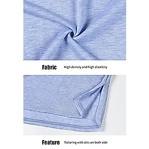 Ullnoy Workout Tank Tops for Women Running Muscle Tanks Sleeveless Loose Fit Gym Yoga Sport Shirts-5 Pack Black/White/Dark Gray/Army/Blue M