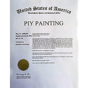 Canvas Wall Art for Bedroom, PIY Blue Sea Sailboat Picture, Modern Prints Artwork Decor (1" Thick, Waterproof, Bracket Mounted Ready to Hang)