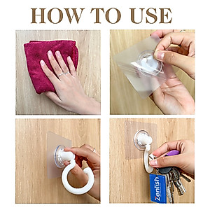 12Pcs Adhesive Ceiling Hooks Heavy Duty No Drill 360° Rotating, Swivel Utility Strong Self Sticker Wall Hook Sticky Under Cabinet for Hanging Purse Bag Small Plant Hanger, 3Inch Waterproof, BlackWhite