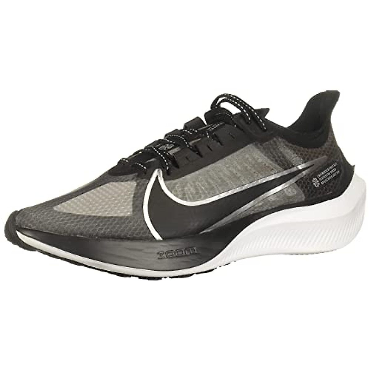Nike Men's Running, Black (Black/MTLC Silver/Wolf Grey/White/Cool Grey 001), 9