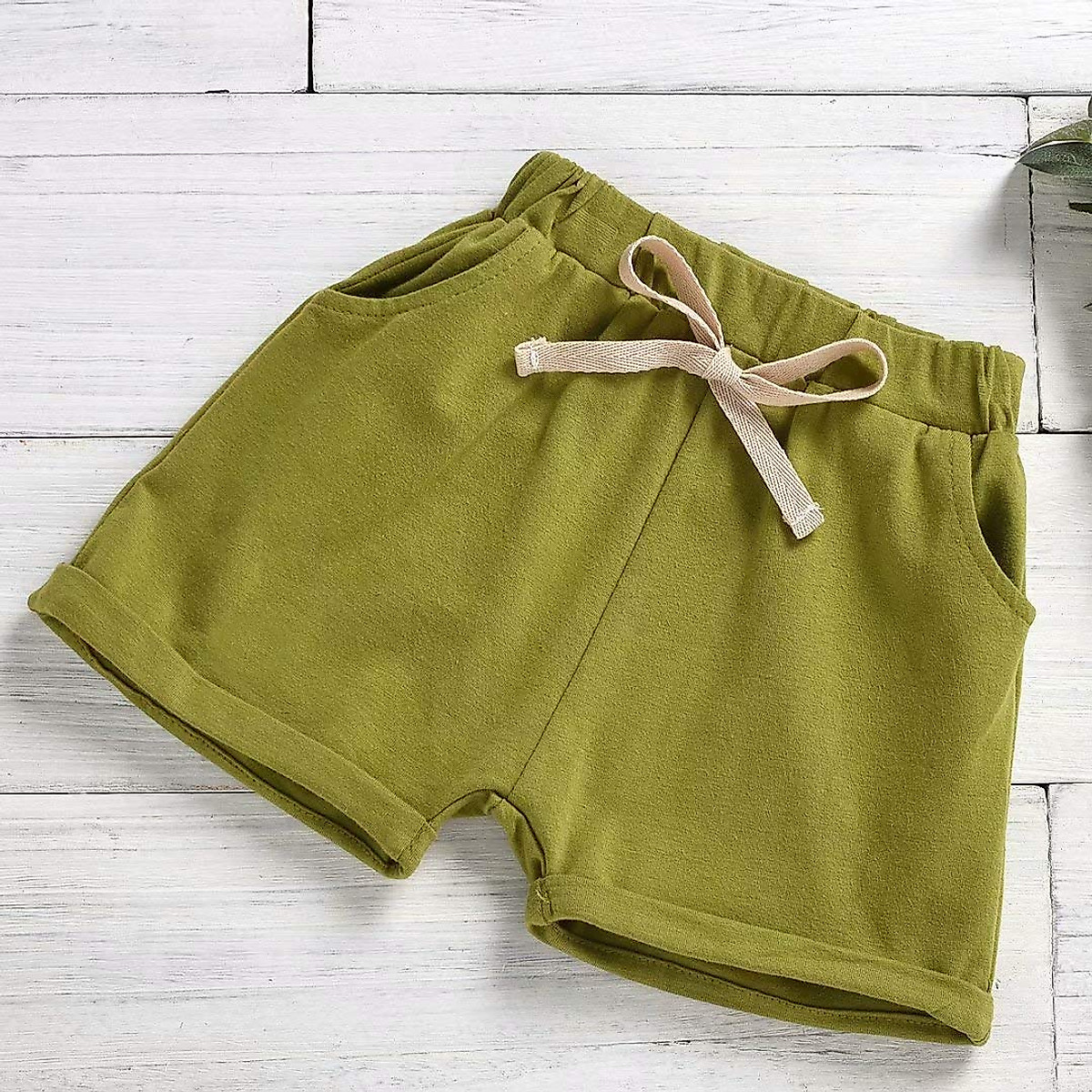 2T Boys Clothes Toddler Boys Summer Outfits Dinosaur T-Shirt & Shorts Set 2 Piece，Green Dino 2-3T/90cm