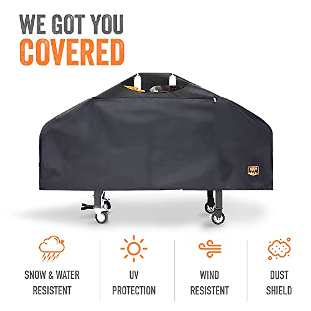 Yukon Glory Premium Heavy-Duty Griddle Cover for Blackstone 36 Inch Griddle and 6 Piece Griddle Tool Set, Complete Griddle Accessories Kit