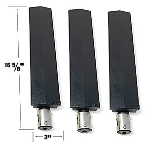 Grill Parts Zone Replacement Cast Iron Burner for BG1793B-A, BG179A, 503225, 98162 (3PK) Gas Models