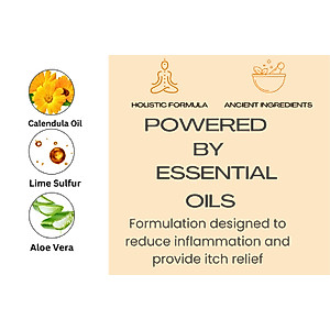 Healthy Paw Life Calendula Spray for Dogs, Cats, Horses – Hot Spot and Itch Relief Spray for Irritated and Dry Skin, Dermatitis and Allergies (4 fl oz)