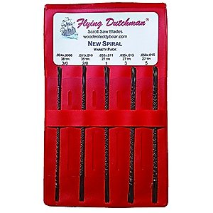 Flying Dutchman New Spiral Five Dozen Scroll Saw Blade Variety Pack