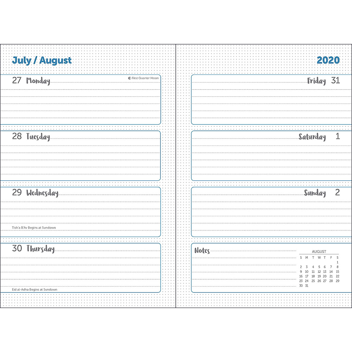 2021 Weekly To-Go 5x8 Wire-o Succulents Plastic
