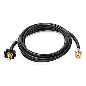 Ximoon F273704 Propane Hose Compatible with Mr. Heater Big Buddy Series Hose Assembly for Many Indoor/Outdoor Portable Propane Appliances, 10-ft