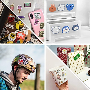 Premium Printable Vinyl Sticker Paper for Inkjet Printer,80 Sheets Matte White Waterproof Decal Paper, 8.5x11 inches ,Dries Quickly and Holds Ink Beautifully