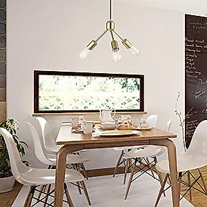 Globe Electric Novogratz x Globe Wyatt 3-Light Chandelier, Gold, Matte Black Cloth Cord 60753