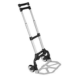 barenx Aluminum Alloy Folding Hand Truck Portable Barrow Cart for Shopping Moving