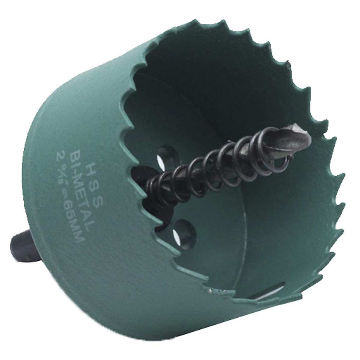 LC LICTOP 65mm/2.5 Inch BI-Metal Wood Hole Saws Bit Cut Smooth and Fast for Cornhole Board Metal Plastic Fiberboard,Green