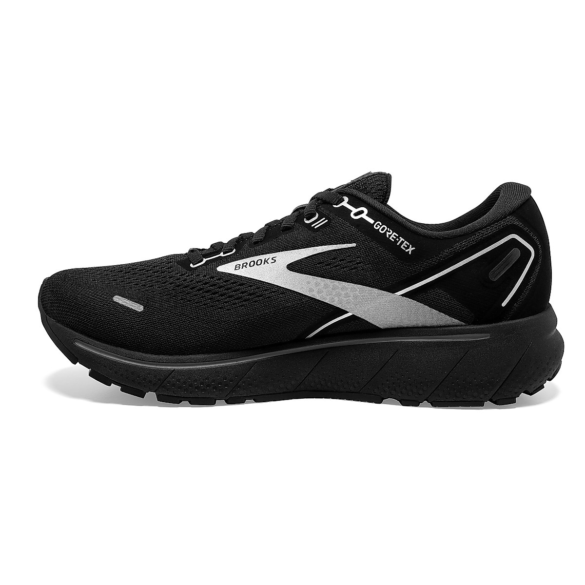 Brooks Men's Ghost 14 GTX Waterproof Neutral Running Shoe - Black/Black/Ebony - 9 Medium