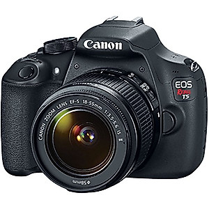 Canon EOS Rebel T5 EF-S 18-55mm is II Digital SLR Kit (Renewed)