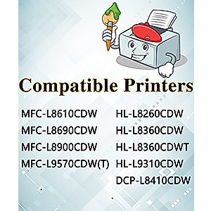 MM MUCH & MORE Compatible Toner Cartridge Replacement for Brother TN436 TN-436 TN-433 High Yield Used for HL-L8260CDW L8260CDN L8360CDW MFC-L8690CDW L8900CDW DCP-L8410CDW Printer (5-Pack, 2BK+C+M+Y)
