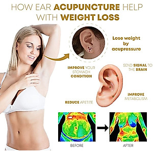 Dorina Earacupressure Magnetherapy Detoxi Earrings - Dorina Earrings, No Pierced Lymphvity Magnetic Therapy Acupressure Earrings for Women (4 pairs)