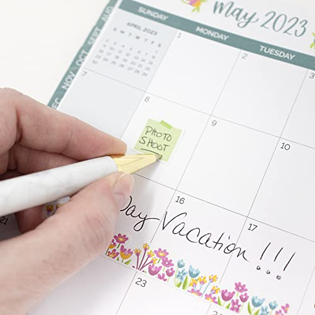 bloom daily planners Decorative Floral Planner Sticker Sheets - Variety Sticker Pack for Decorating, Planning, Scrapbooking, etc.