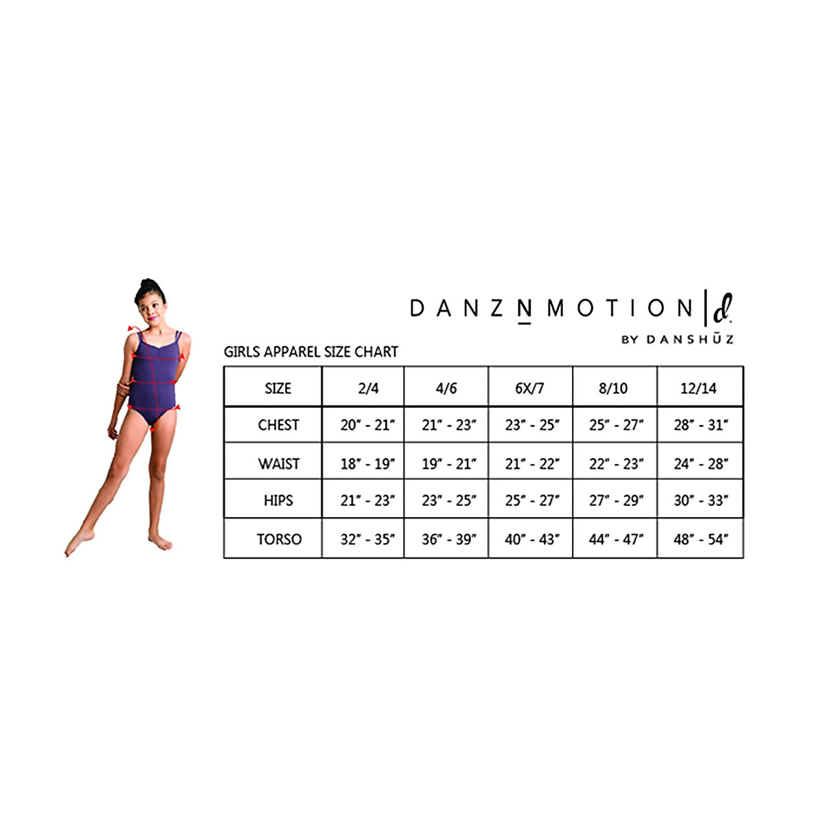 DANZNMOTION by Danshuz Girl's Plush Halter Leotard (Black, 8-10) - 2465C
