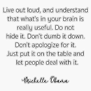 Magnet Live Out Loud, and Understand That Whats in Your Brain is Really Useful. Magnet Vinyl Magnetic Sticker Size 5"