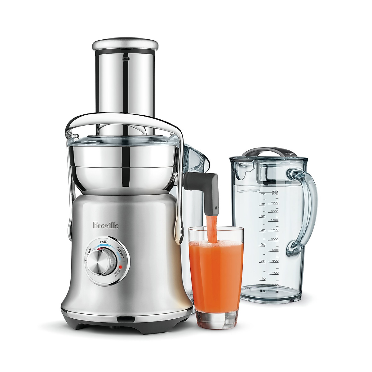 Breville the Juice Fountain Cold XL Juicer, One Size, Silver Pearl