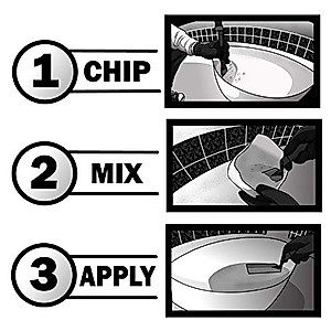 Pool Patch White Plaster Repair Kit 1.5 lb - Easy to Mix and Fast to Use Formula - Perfect for Patch Work - Waterproof, Quick-Drying, Extra Strong Bond - (coverage: approx. 3/4 sq. ft.)