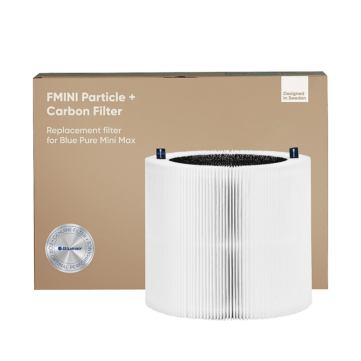 BLUEAIR Blue Pure Mini Max Genuine Replacement Filter, Blue Pure FMINI Filter Fits Blue Pure Mini Max Air Purifier
