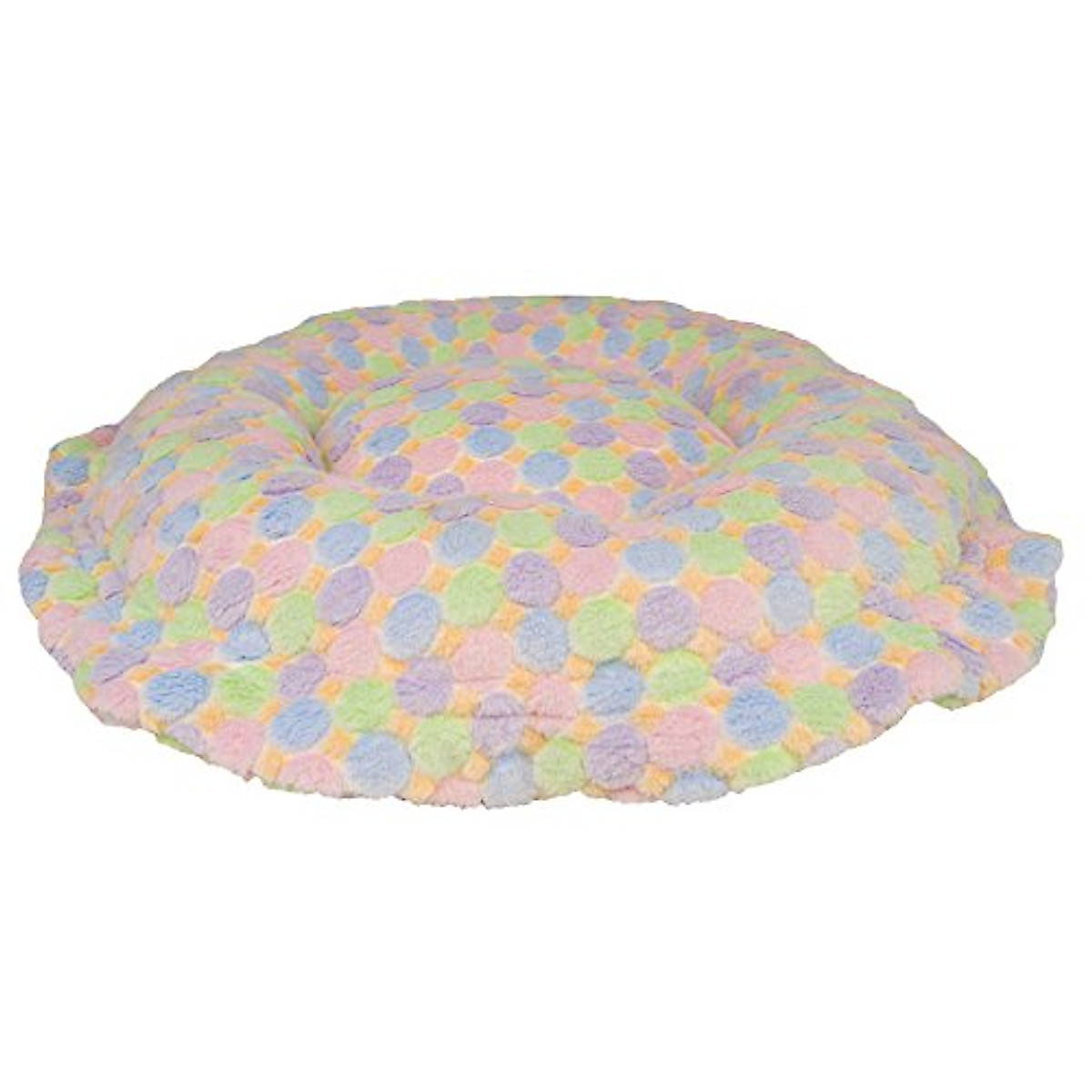 Bessie and Barnie Ultra Plush Ice Cream/ Lilac Deluxe Luxury Dog/Pet Lily Pod Bed Machine Washable