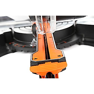 WEN MM0713 9.5-Amp 7.25-Inch Single Bevel Compact Sliding Compound Miter Saw with LED Cutline Guide, Black