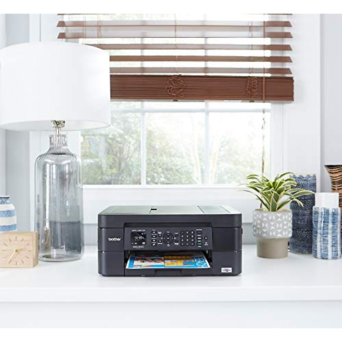 Brother Wireless All-in-One Inkjet Printer, MFC-J491DW, Multi-Function Color Printer, Duplex Printing, Mobile Printing,Amazon Dash Replenishment Enabled (Renewed)