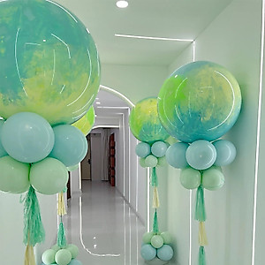 Bobo Balloons 36 Inch, 10 Pcs Clear Bubble Balloons, Large Thickened Transparent Bobo Balloon for Birthday Party Wedding Baby Shower Fill Flower Bear Confetti Aniversary Christmas New Year Decorations