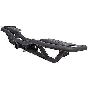 ECOTRIC Tubular Rear Bumper Compatible with 2007-2018 Jeep Wrangler JK W/ 2" Hitch Receiver Steel Rock Crawler Textured Black