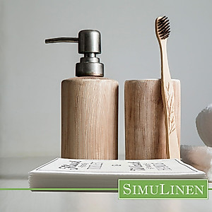 Wash Your Hands, Cheeky Disposable Guest Hand Towels for Bathrooms –- Linen-Feel Paper Towels, Cloth-Like Texture, Single-Use - Size: 12x17” Unfolded & 8.5x4” Folded 25ct By SimuLinen