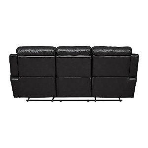 Lexicon Odeum Manual Double Reclining Sofa, Black
