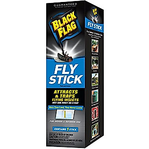 Black Flag Fly Stick Insect Trap(2Pack)